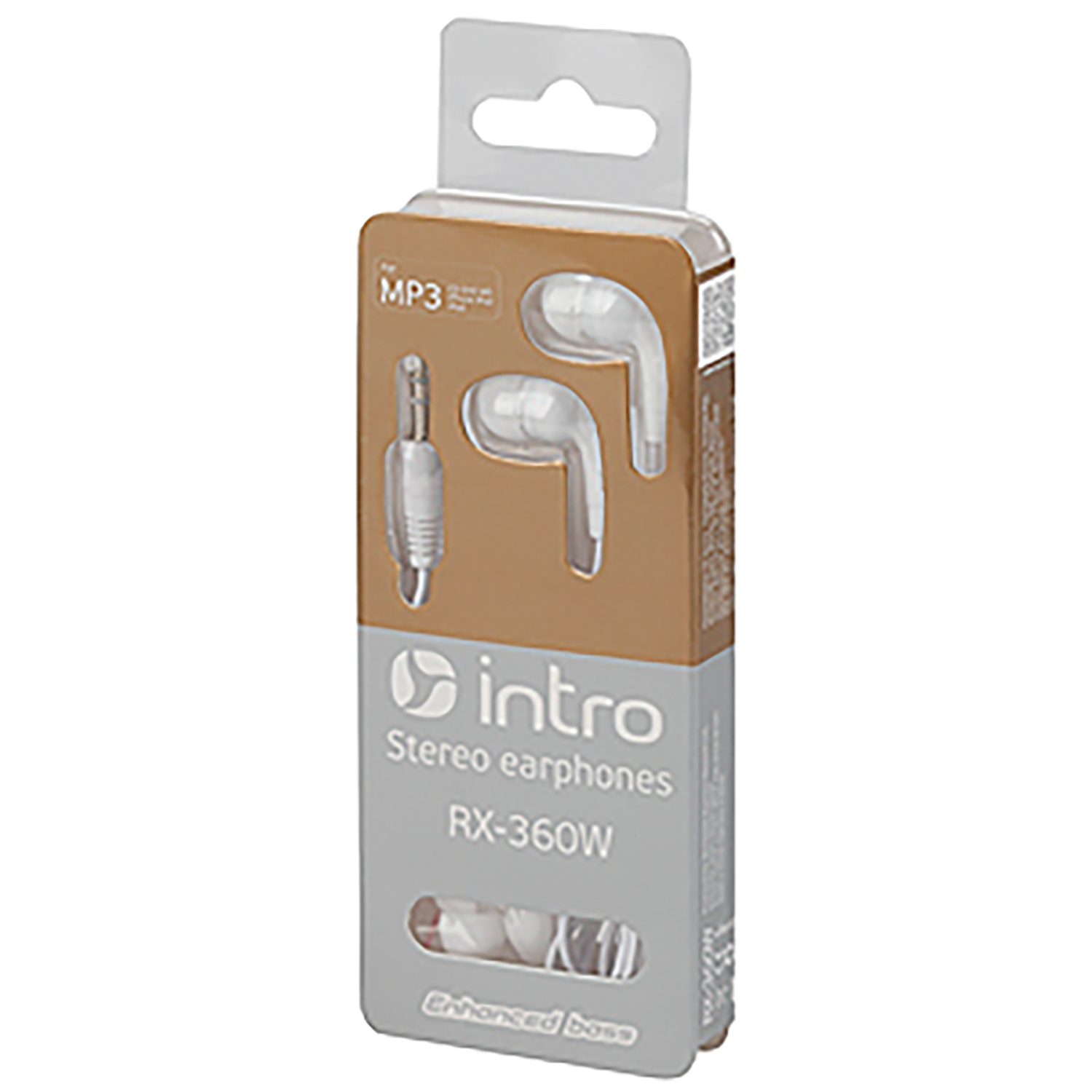 333455 Intro RX-360W вкладыши белые (80/400/4800)